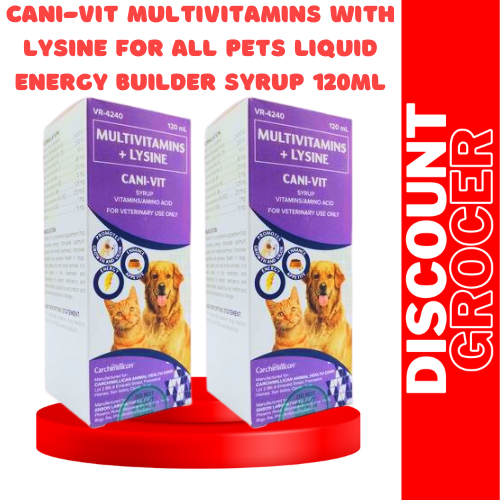 CANI - VIT MULTIVITAMINS SYRUP FOR DOGS & CATS 120ML | Lazada PH