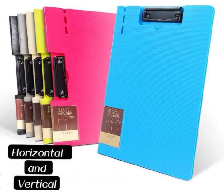 A4 Size Clipboard with Cover - Paper and Document Clips Notebook Binder ...