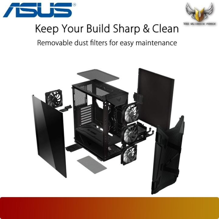 ASUS - TUF GAMING GT301 CASE | Mid Tower Tempered Glass Gaming Case ...
