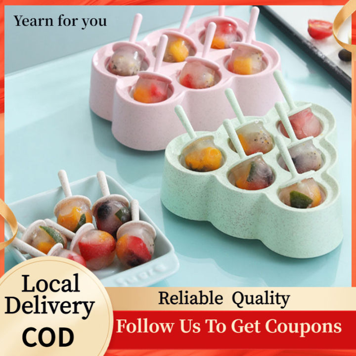 【Local Delivery Quickly】Summer Homemade Ice Cream Ice-lolly Mold ...