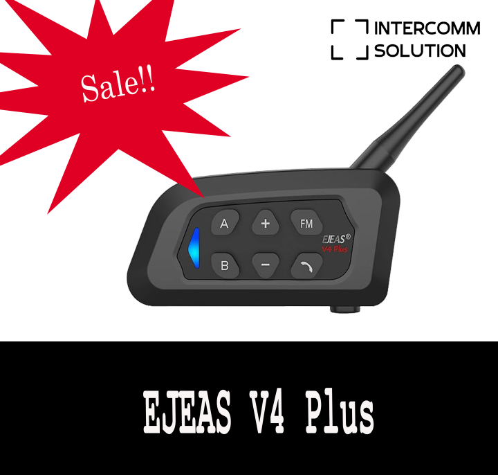 Ejeas V4 Plus Intercom Perfect Communication Device for Group Rides ...