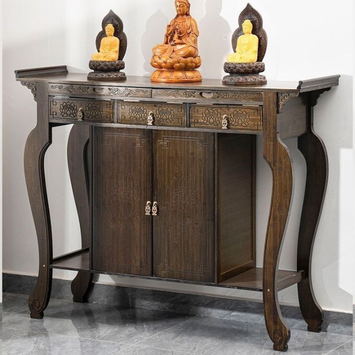 Entrance Table Buddha Altar Cabinet Shrine Cabinet Console Table Altar ...