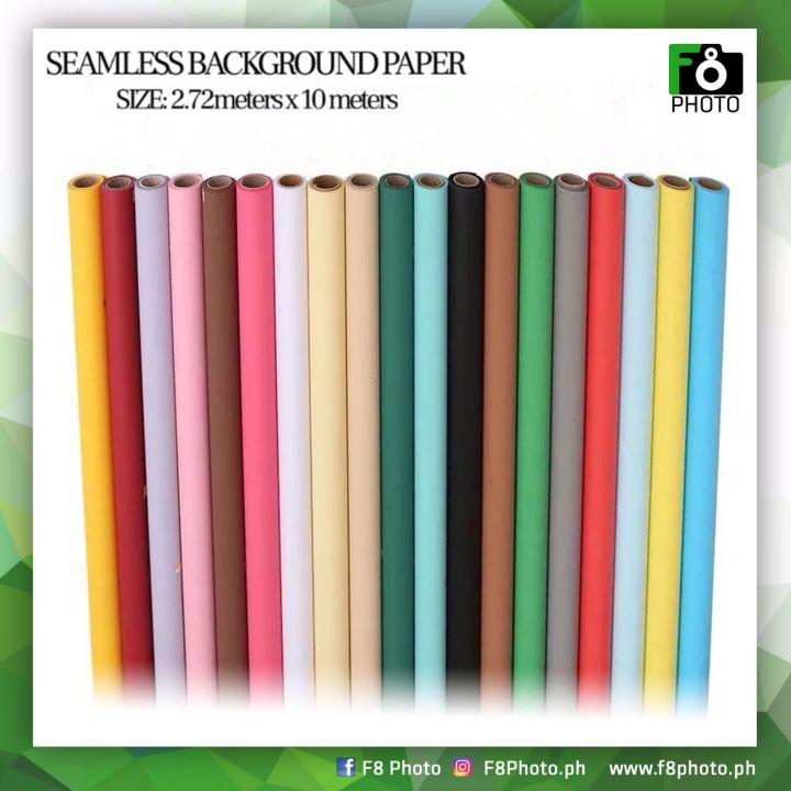 Backdrop Seamless Paper 9x36ft | Lazada PH