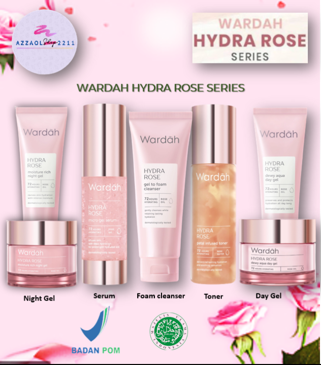 Wardah HYDRA ROSE series | Lazada Indonesia