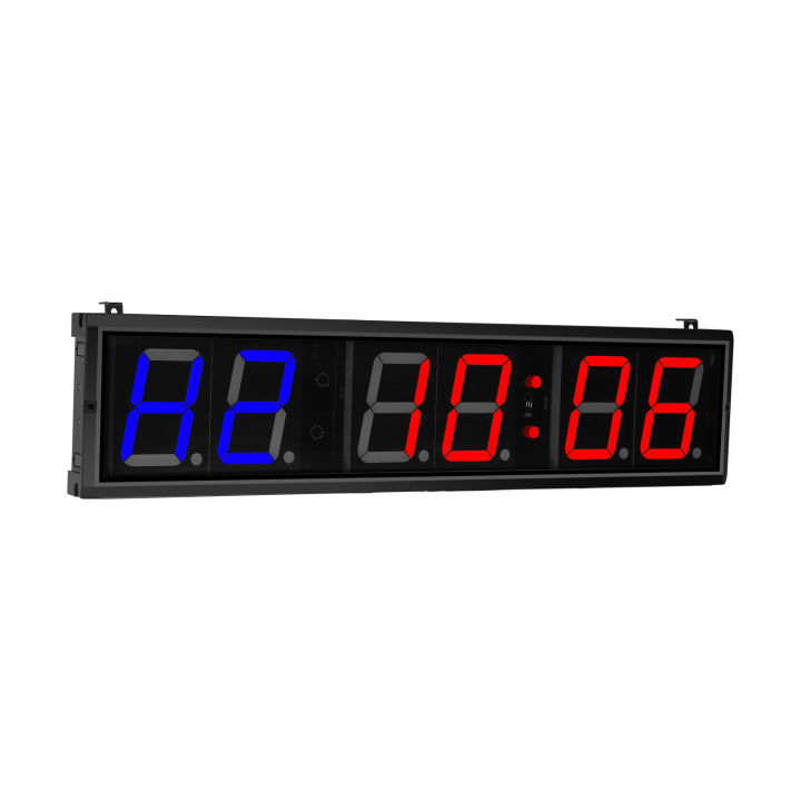 4 inch LED Programmable Large Interval Gym Clock Timer Countdown Clock ...
