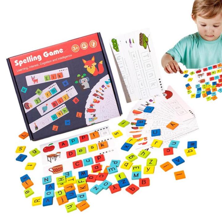 Alphabet Matching Game Learn Spelling Words Early Learning Spelling ...