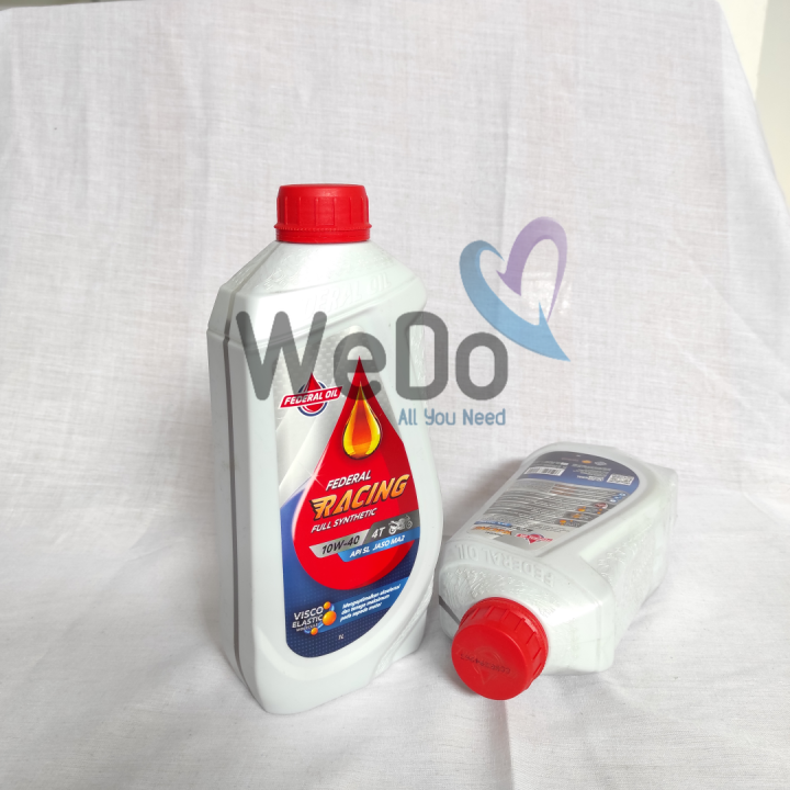 Federal Oli Racing 1 Liter 10W40 Full Synthetic Motor Sport Honda ...