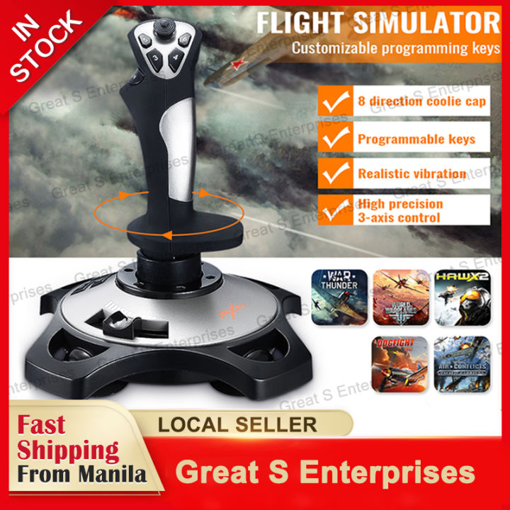 GSE PXN 2113 PC Joystick, USB Gaming Controller with Vibration Feedback ...