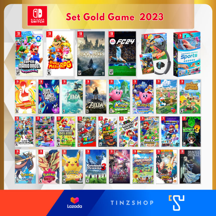 Gold Game Set 2023 : Nintendo Switch Game แผ่นเกม นินเทนโดสวิทซ์ รวมเกม ...