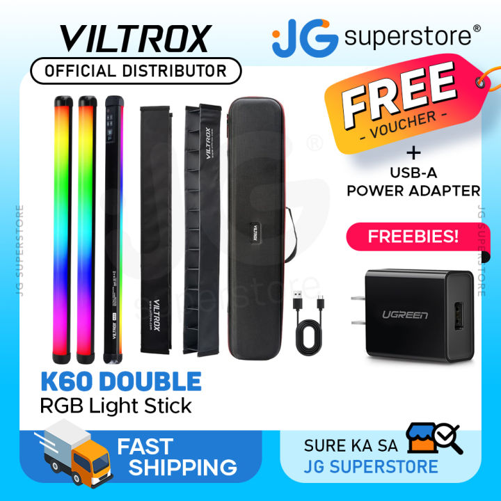 Viltrox K60 Single / Double 20W RGB 2200mAh Handheld Light Stick with ...