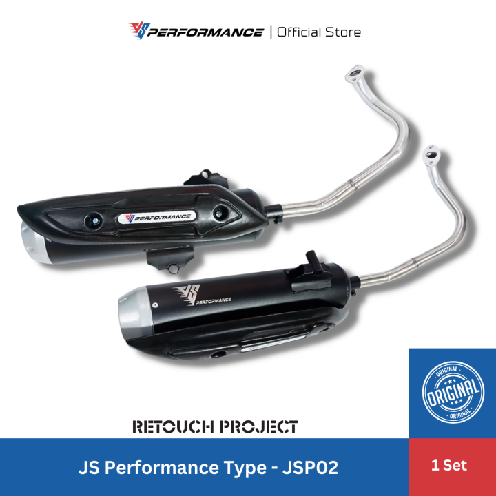 JS Performance Type JSP-02 Retouch Project Knalpot Standar Racing untuk Semua Jenis Motor Matic ...