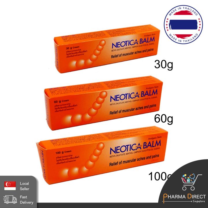 Neotica Balm 30g 5 Potent Acitve Ingredients for Muscular Aches and ...