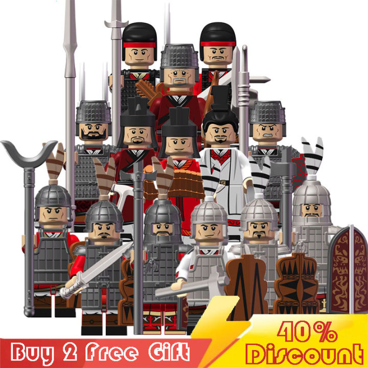 Ancient Chinese Soldiers Building Blocks Toy Qin Dynasty Soldiers ...