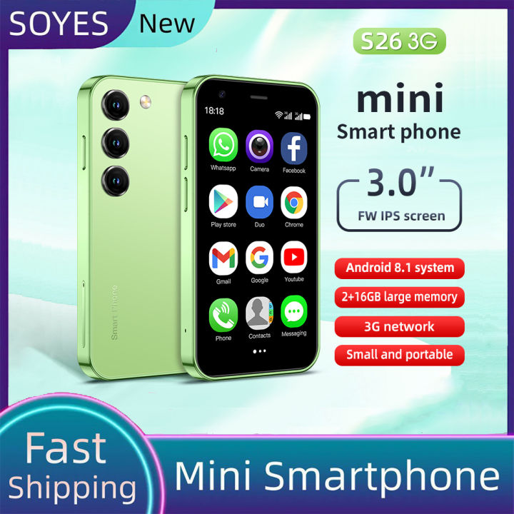 2024 New SOYES S26 Mini 3G Smartphone Quad Core 3.0inches HD Screen 2GB ...