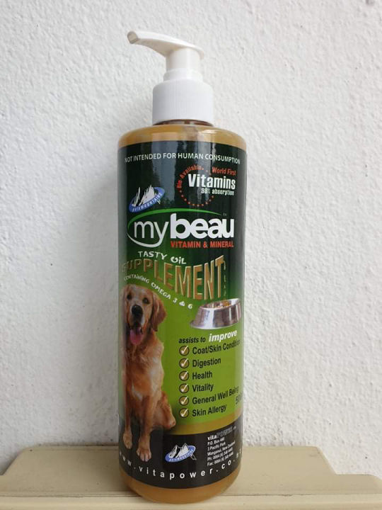 Exp:2026 Oct 500ml Mybeau Tasty Oil Supplement For Dogs My Beau Joint & Bone Dog Cat Cats 300ml ...