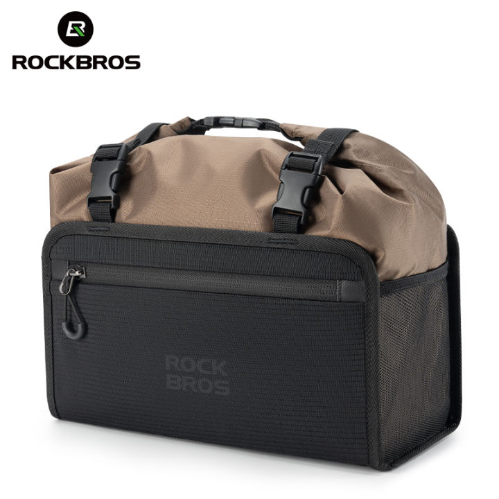 ROCKBROS Bicycle Bag Waterproof 5.5L Large Capacity Bike Handlebar Bag ...