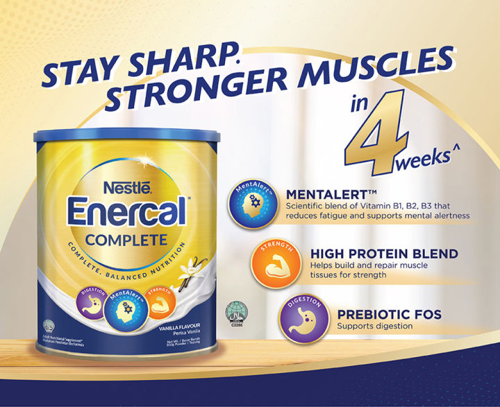 ENERCAL Complete Balanced Nutrition 850g ( Vanilla ) | Lazada