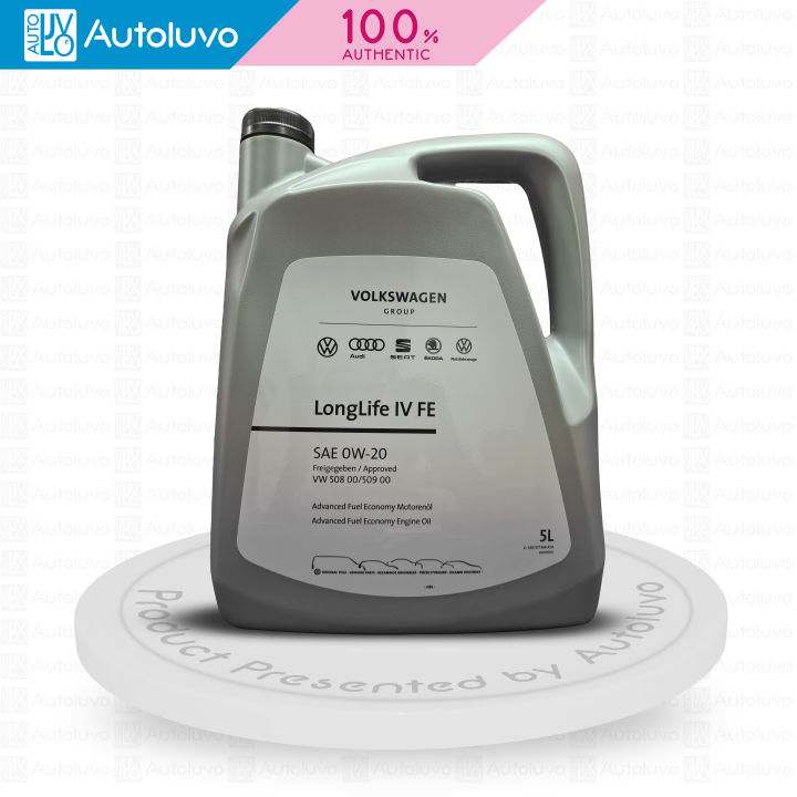 Genuine Audi/VW 0W20 Longlife IV Engine Oil 5L (GS60577M2ASA) | Lazada ...