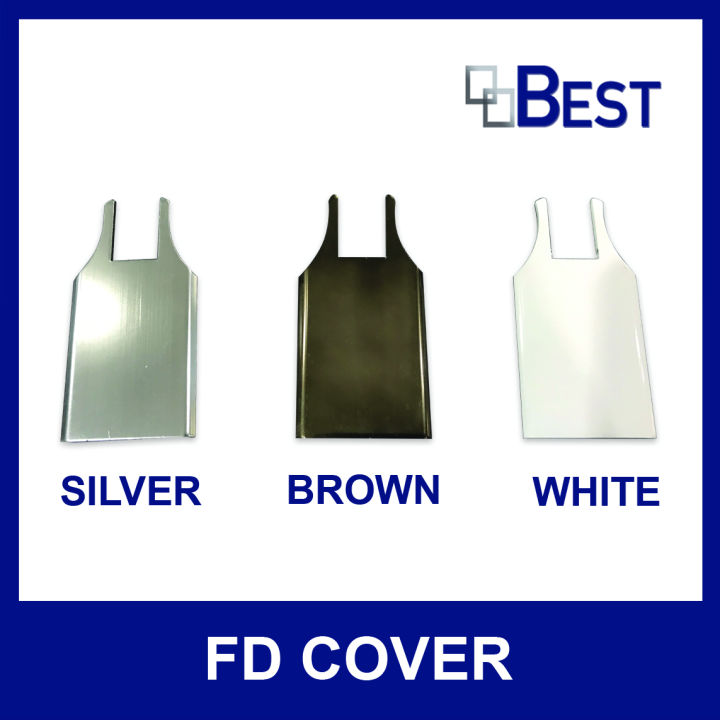 FD Cover Aluminum Plate Cover for Glass Door Frame Silver Or Brown (1 ...