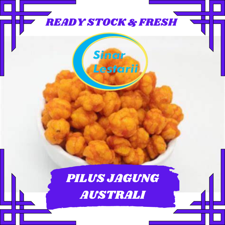 PILUS JAGUNG AUSTRALIA 1KG / PILUS JAGUNG AUSTRALIA PEDAS MANIS / SNACK ...