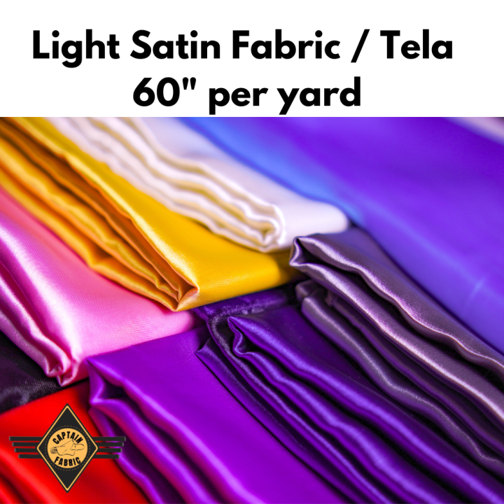 Light Satin 60" Width (FABRIC ONLY BY YARD) | Lazada PH