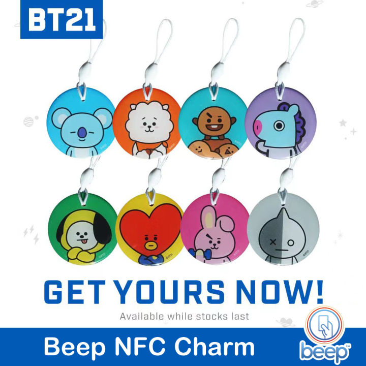 Beep Charm BT21 beep card w/20 Load For LRT-1, LRT-2, MRT-3, P2P Buses ...