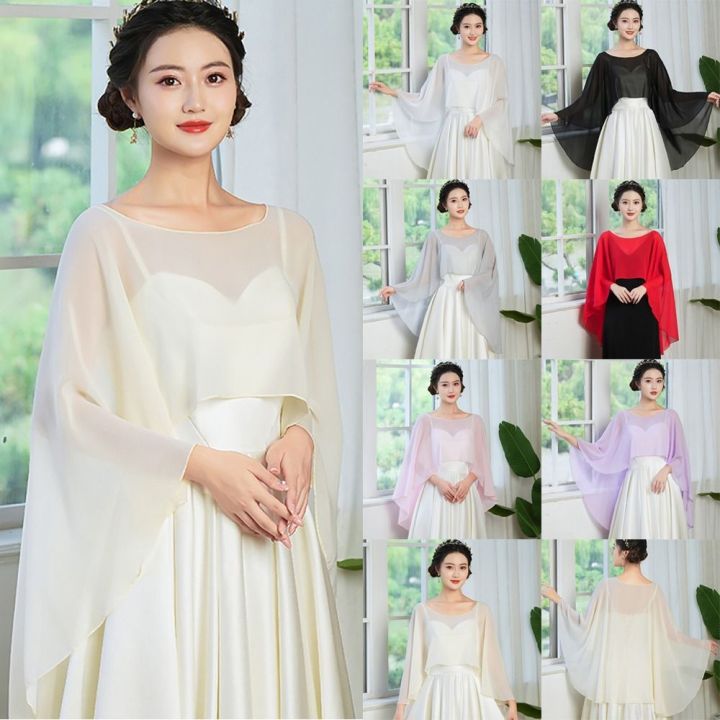 MISCAR หลากสี ผ้าคลุมไหล่ของเจ้าสาว ผ้าบางเนื้อละเอียด ผ้าคลุมไหล่ ...