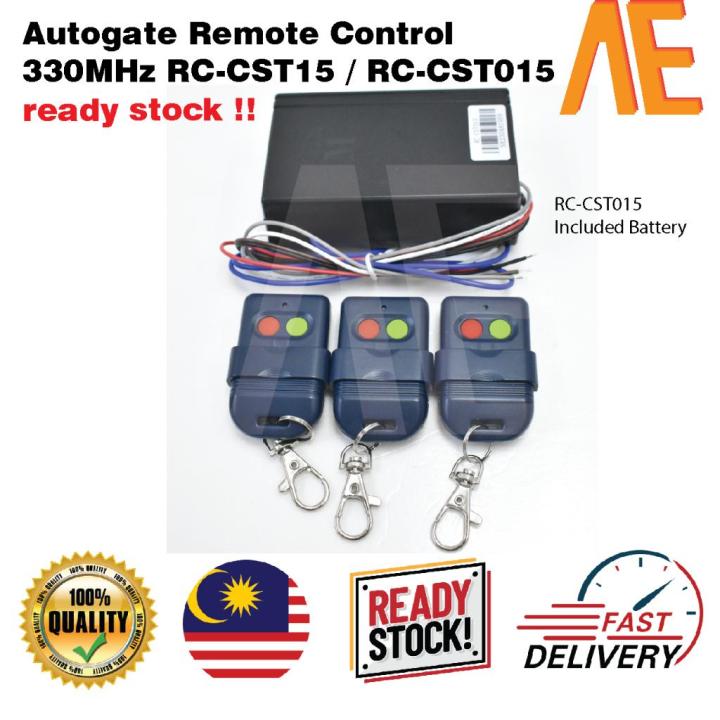Autogate Remote Control 330MHz RC-CST15 / RC-CST015 READY STOCK | Lazada