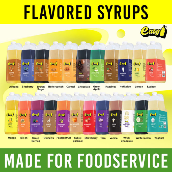 EASY FLAVORED SYRUPS 2.5KG | Lazada PH