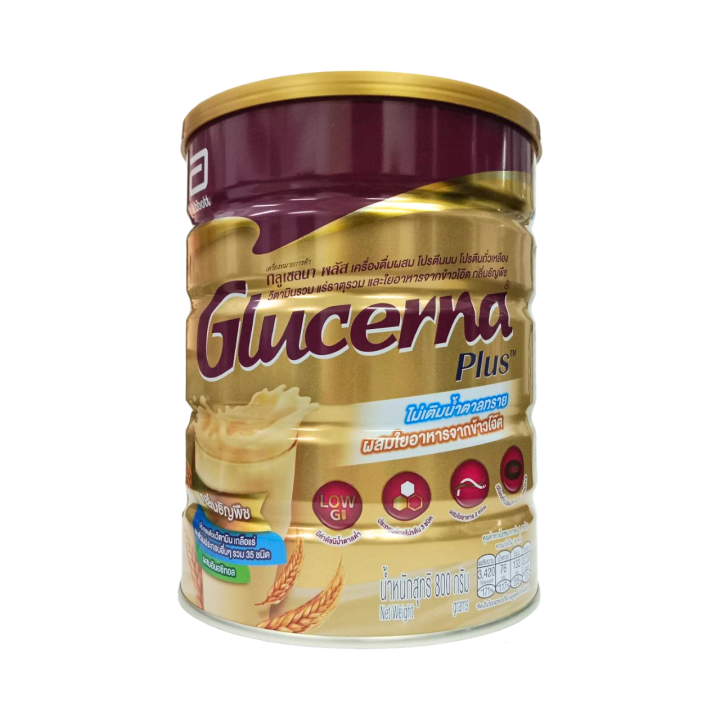 Glucerna Plus กลูเซอนา พลัส (ธัญพืช) 800G | Lazada.co.th