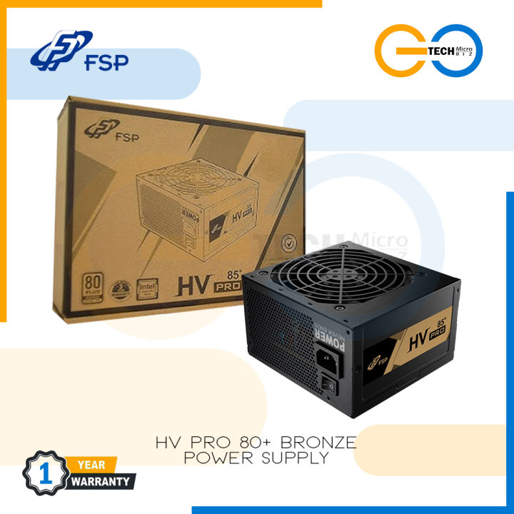 FSP HV Pro 85+ 550W / 650W 80+ Bronze Power Supply PSU | Lazada PH