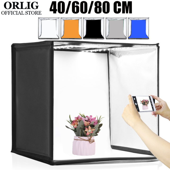 80/60/40cm Mini Portable Folding Studio Photo Box Led Soft Box Picture ...