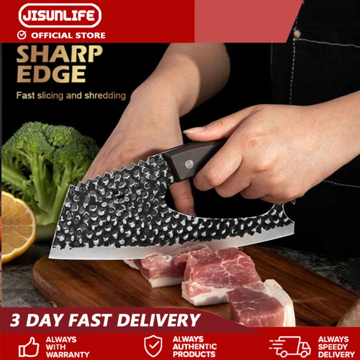 Jisunlife Hand Forged Stainless Steel Tazaki knife Household Kitchen ...