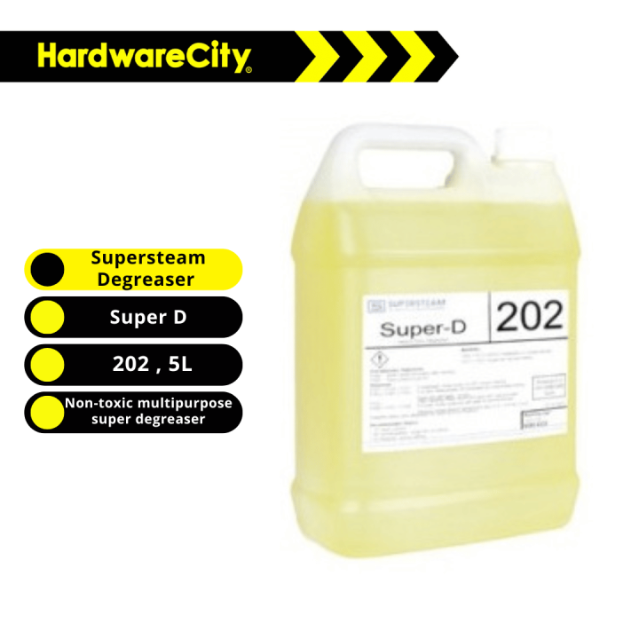 Supersteam Degreaser Super D 202 5L | Lazada Singapore