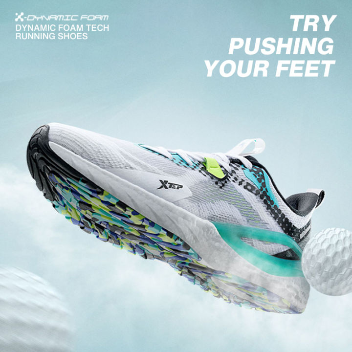 Xtep Dynamic Foam รองเท้าวิ่งลําลอง รองเท้ากีฬาโฟมไดนามิก แบบนิ่ม ดูด ...
