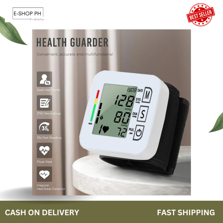E-SHOP PH Digital Wrist Blood Pressure Monitor | Lazada PH