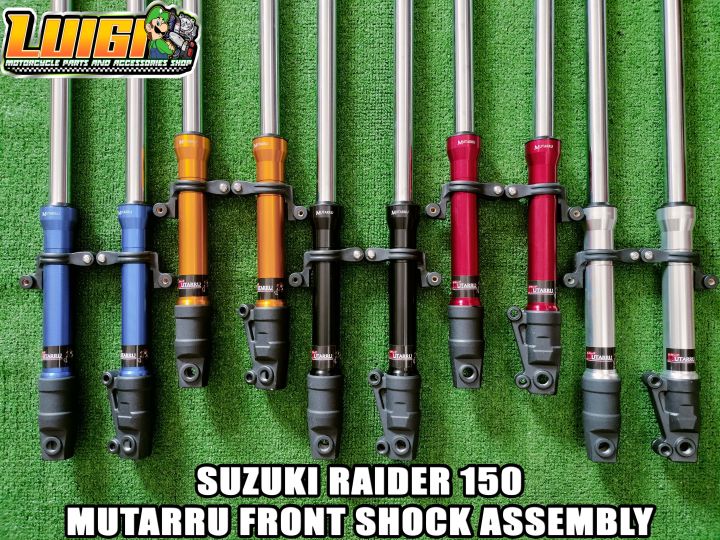 MUTARRU SUZUKI RAIDER 150 CARB / RAIDER 150 F.I LIGHTEN FRONT SHOCK ...