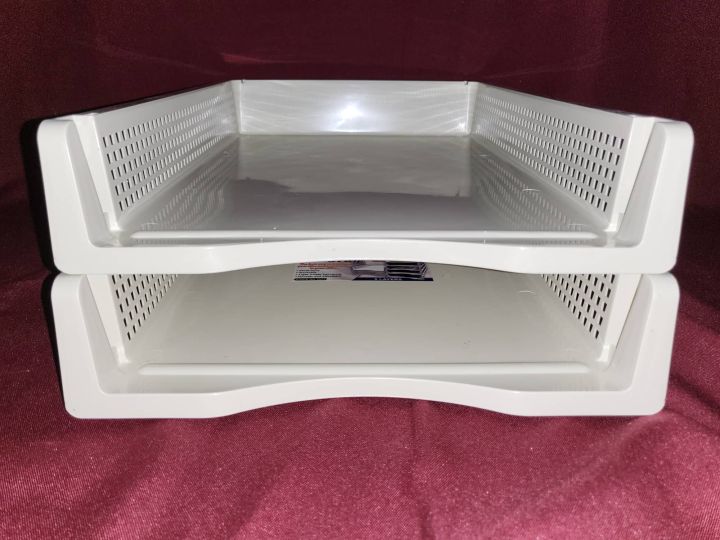 2 Layer elegant office & desk organizer / A4 & Long bond paper tray ...
