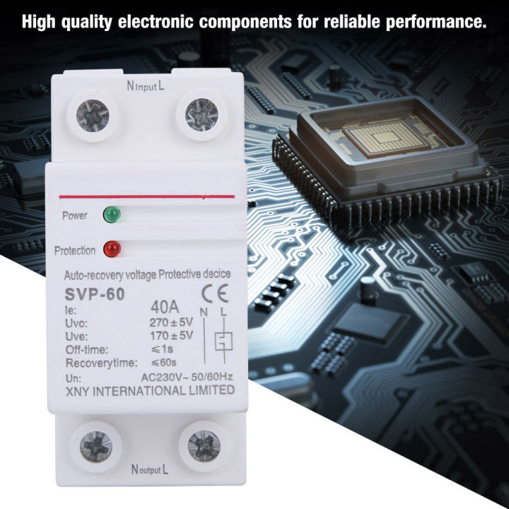 Professinal 230V 40A Practical Voltage Reconnect Electronic Voltage ...