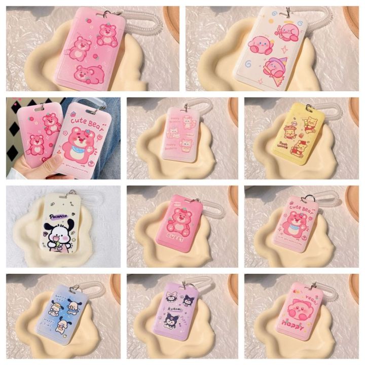 HORAC Cartoon Kuromi ID Card Holder Bear Star Kabi Animal Card Case ...