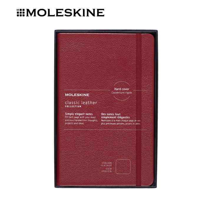 Moleskine Classic Leather Notebooks Large Hard/ Soft Cover | Lazada