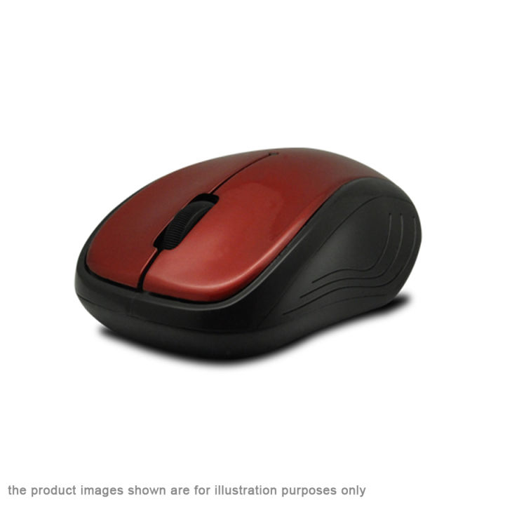 Sensonic MX350 Wireless Cordless Optical Mouse With Silent Click- Red ...