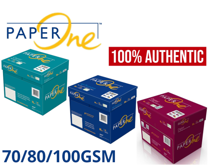Paper One 70gsm 80gsm 100gsm short letter long legal A4 A3 bond paper ...