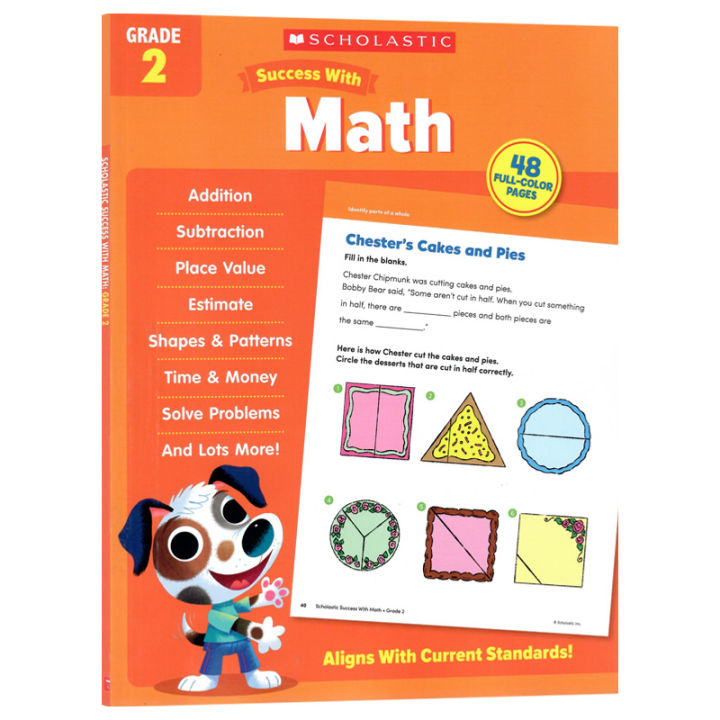 Scholastic Success with Math Grade 2 Full color Workbook | Lazada