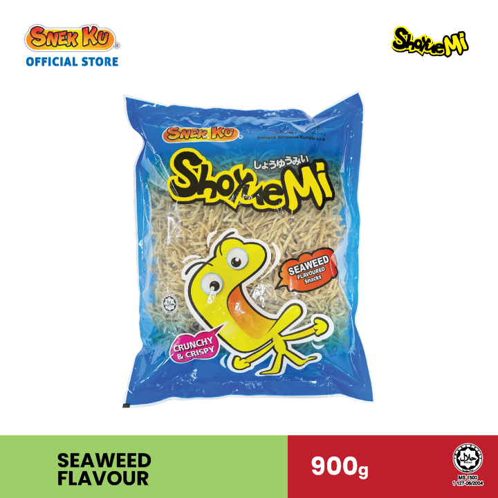 [SUPER DEALS] Snek Ku Shoyuemi Mee Seaweed Flavoured Snacks (900g) | Lazada