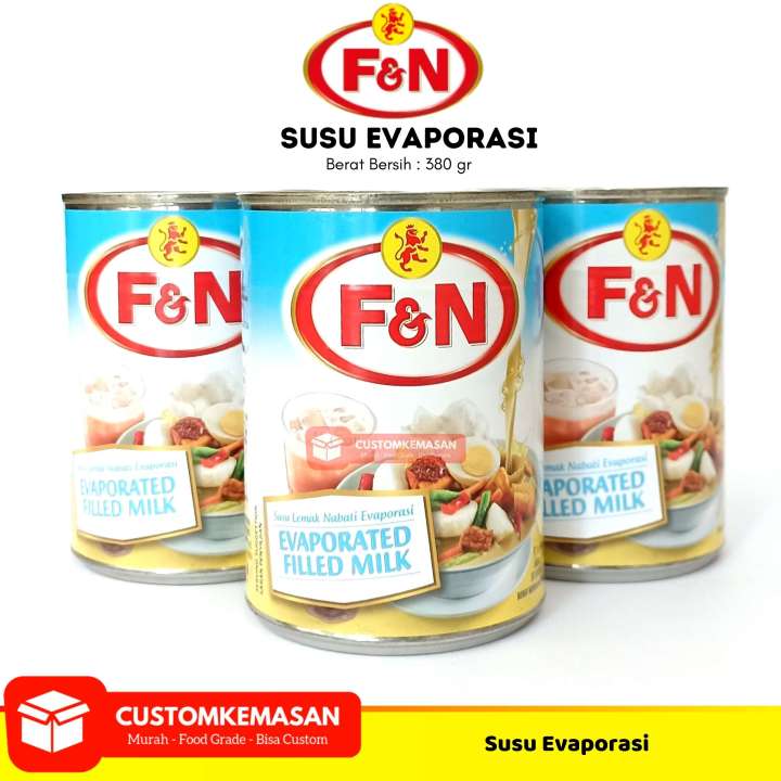 Susu Evaporasi F&N / Susu Evaporasi Cair / FN Susu Evaporasi 380gr ...