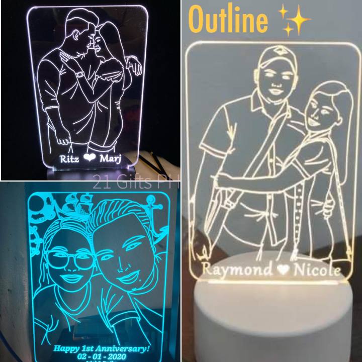 Customized Acrylic LED Lamp Personalized Lights | Lazada PH