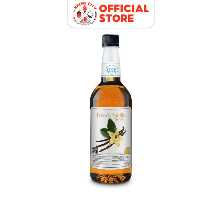 TOP Creamery Top Series French Vanilla Syrup 750ml | Lazada PH