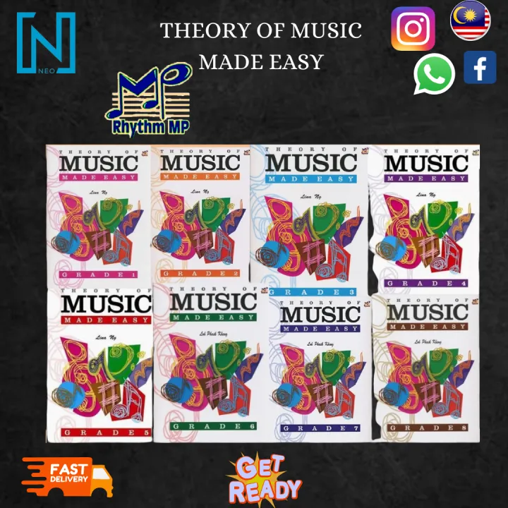 **RHYTHM MP** THEORY OF MUSIC MADE EASY GRADE 1/2/3/4/5/6/7/8 | Lazada