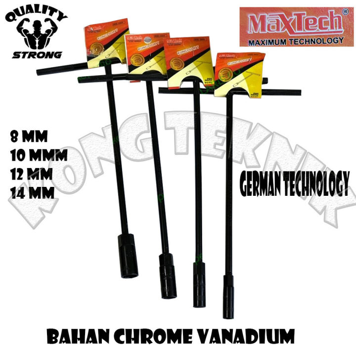 Kunci T type 10mm Kunci Sock T black sock T hitam Panjang 10 mm Kunci ...